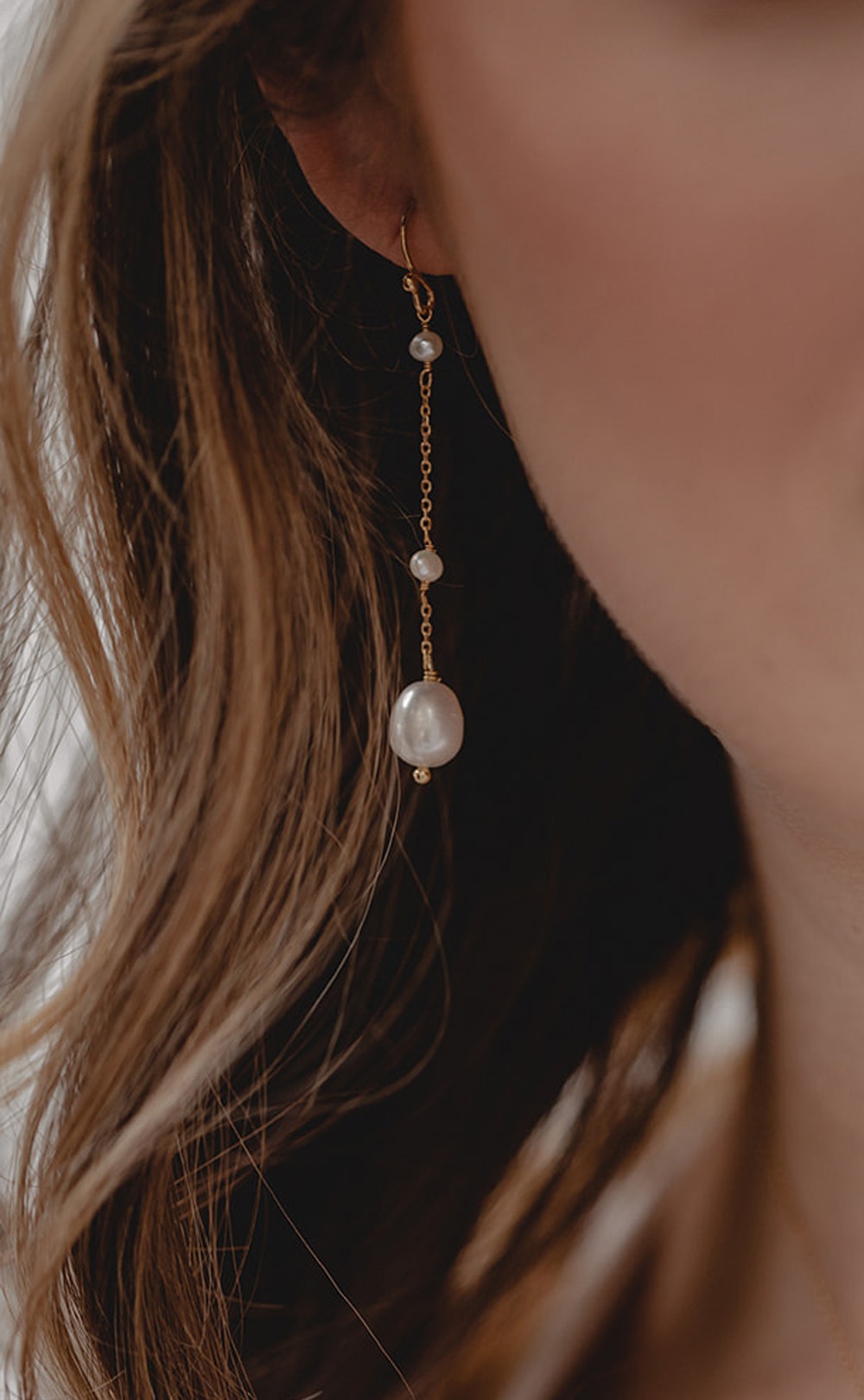 Celestial- Lange Perlenohrringe | kisui Berlin