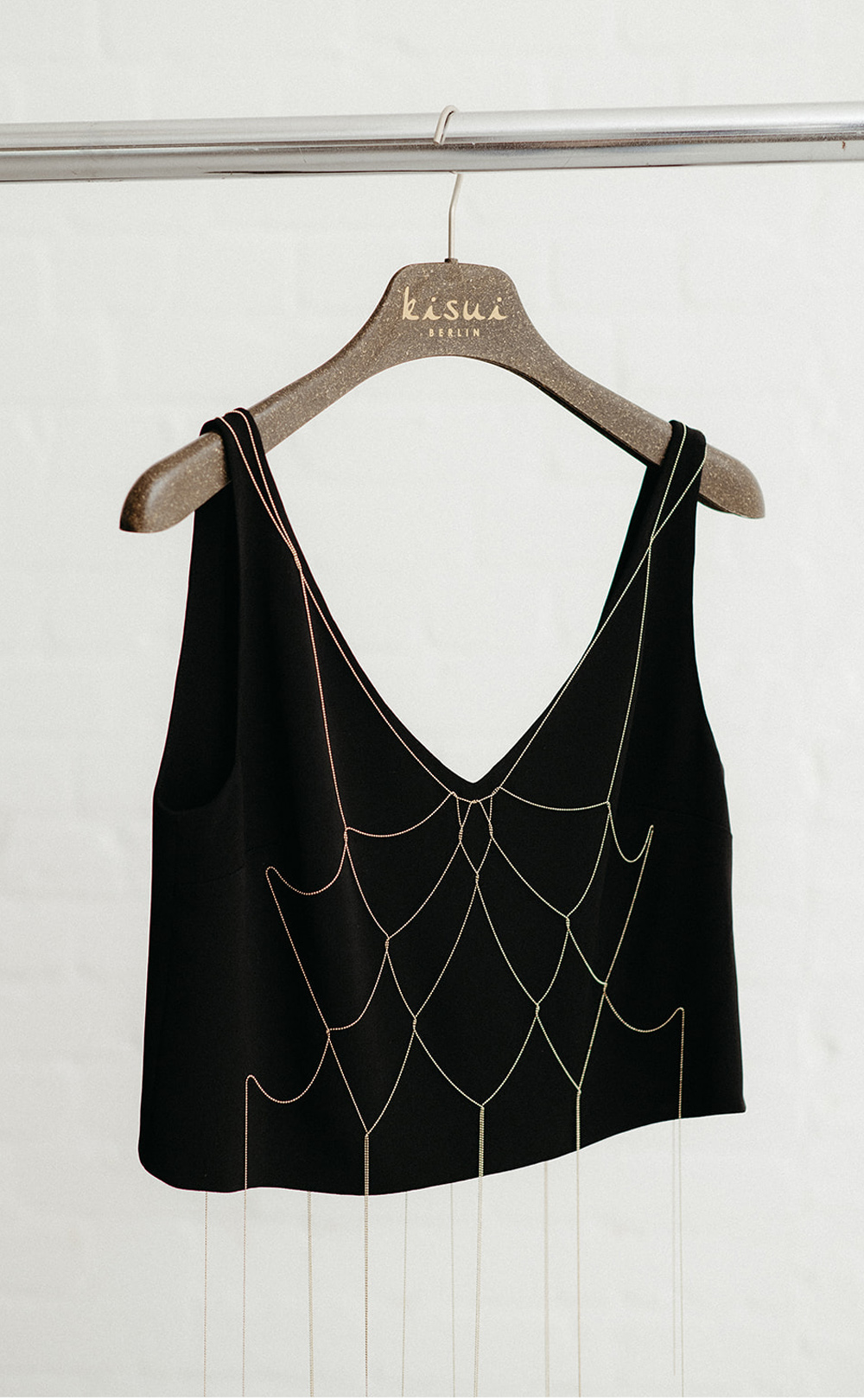Ama Chain Top Black | kisui Berlin